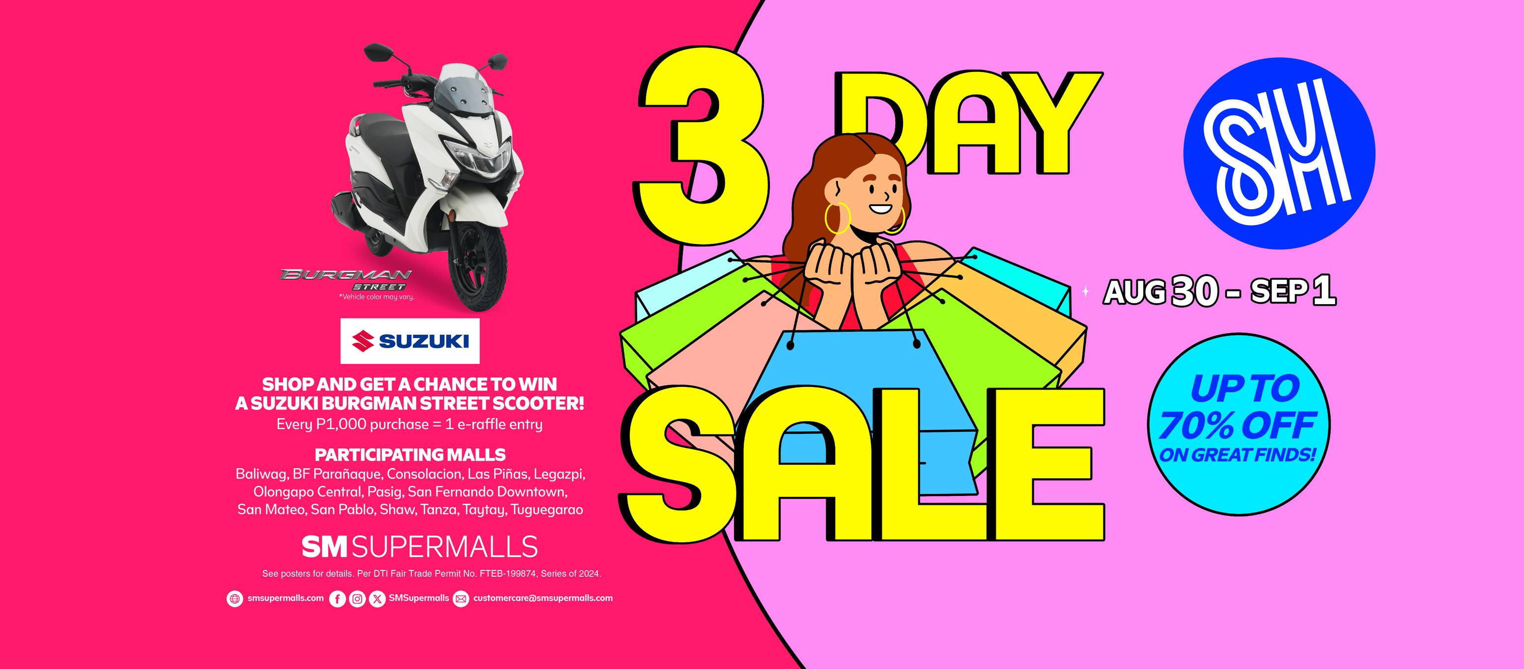The Ultimate 3-Day Sale at SM Malls and SM Stores is Here! - IamJammed.Net